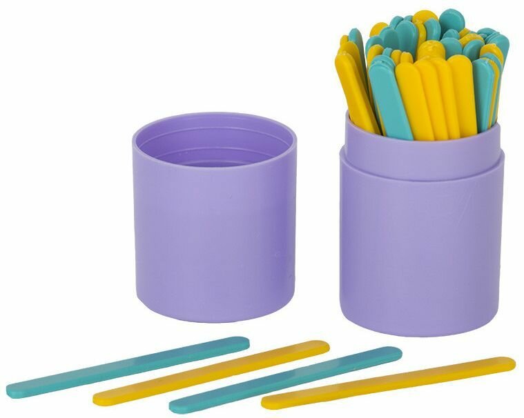 Счетные палочки, набор для обучения математике, учимся считать, счетный дидактический материал для детского сада и школы, 50 палочек в футляре