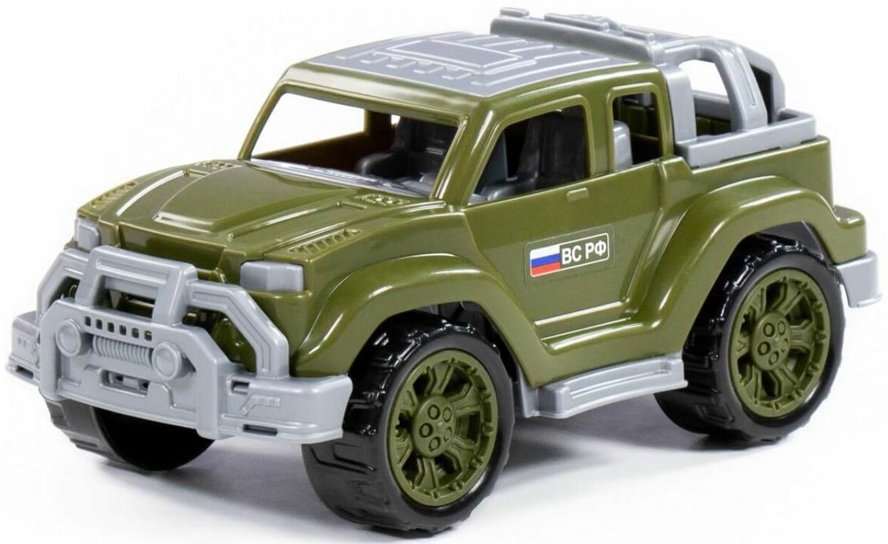Автомобиль "Джип Легионер-мини. Военный", игрушечная машинка для детей, пластиковая игрушка для песочницы и дома