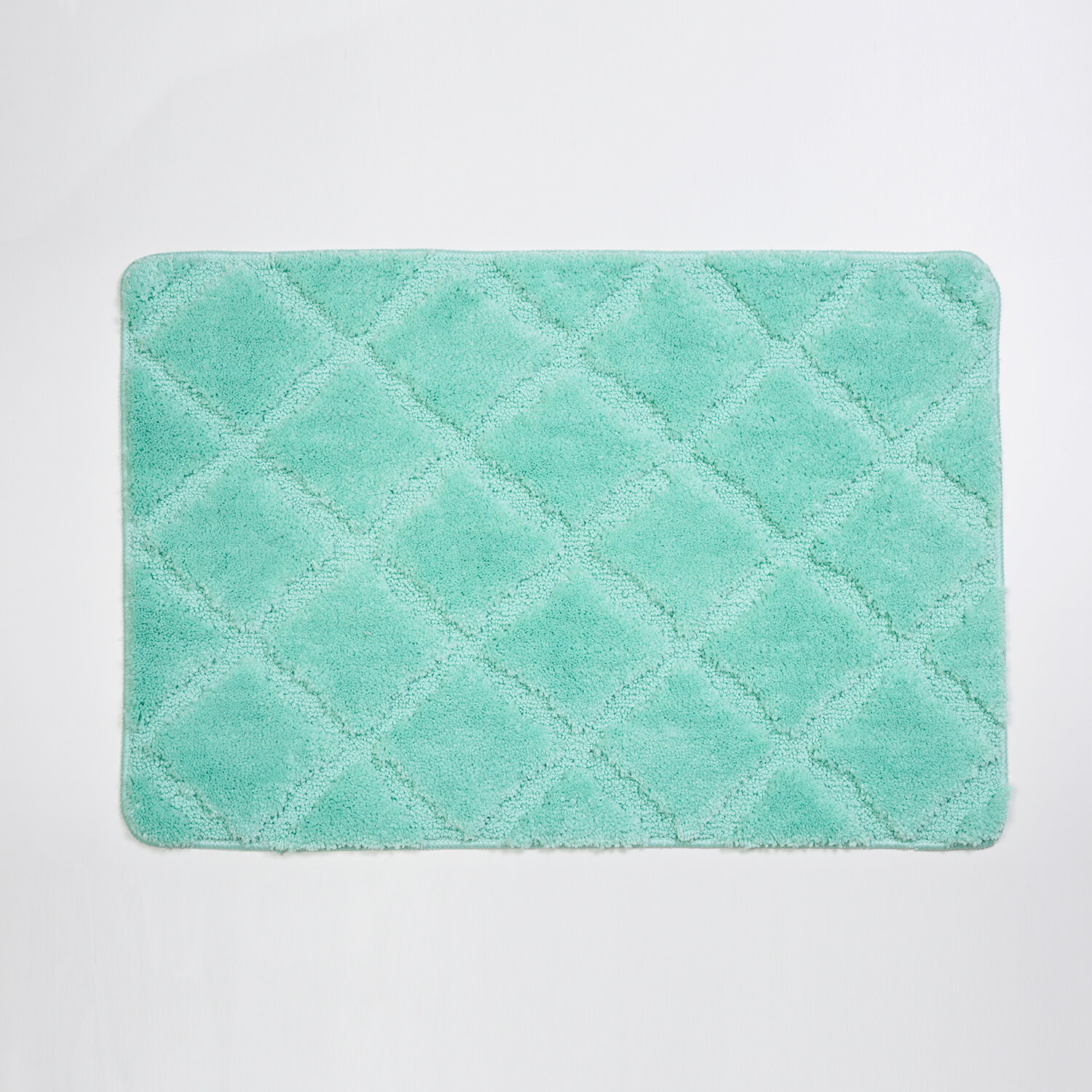 Коврик для ванной, зеленый, WasserKRAFT Lippe BM-6516 Cabbage