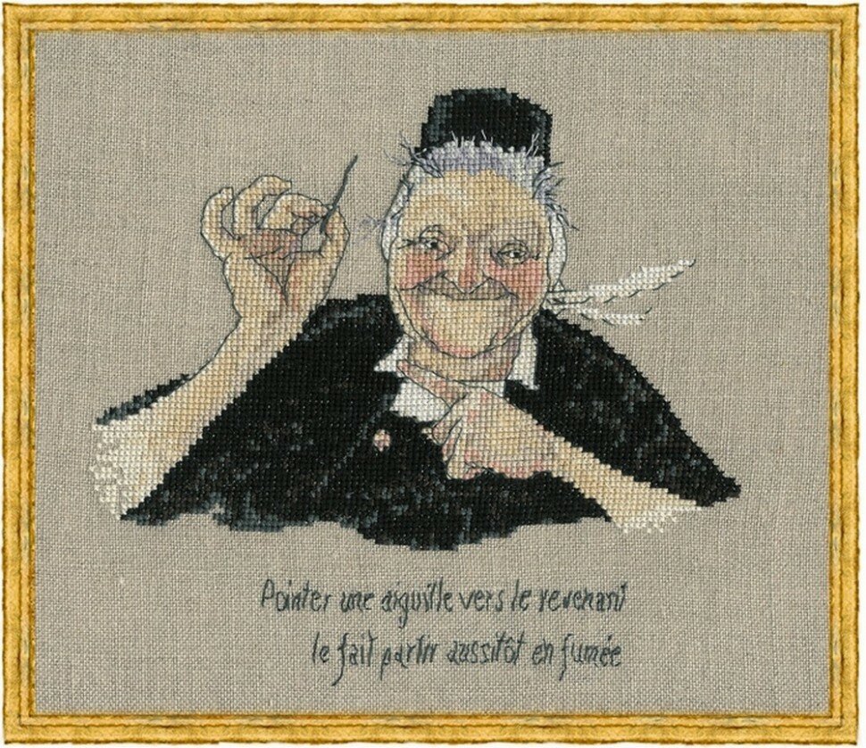 Набор для вышивания Nimue #18-A0013 K Mamm Gozh (Мать Гож), Счетный крест, 17 x 16 см