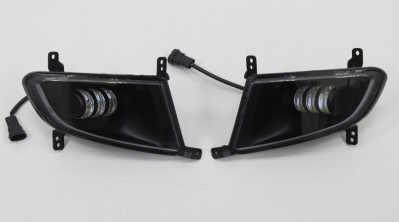 Фары противотуманные со светодиодами на Лада-Приора 2170 (ZFT-379)