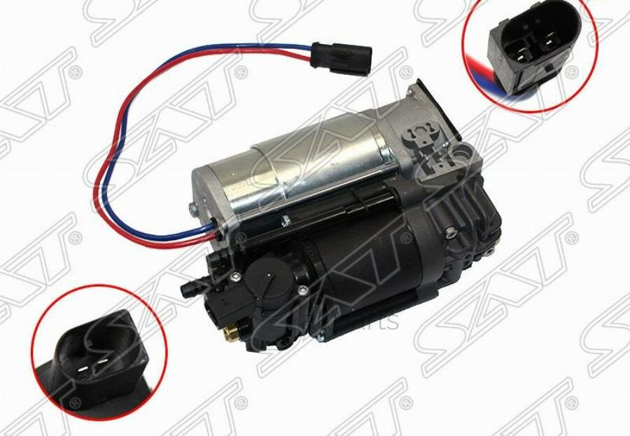 SAT ST-37206864215 Компрессор контроля высоты (пневмоподвески) BMW 5 F07/F11 09-17/BMW X 5 13-18