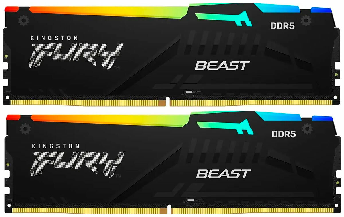 Оперативная память Kingston DDR5 8GB 6000MHz FURY Beast RGB EXPO (KF560C36BBEA-8)