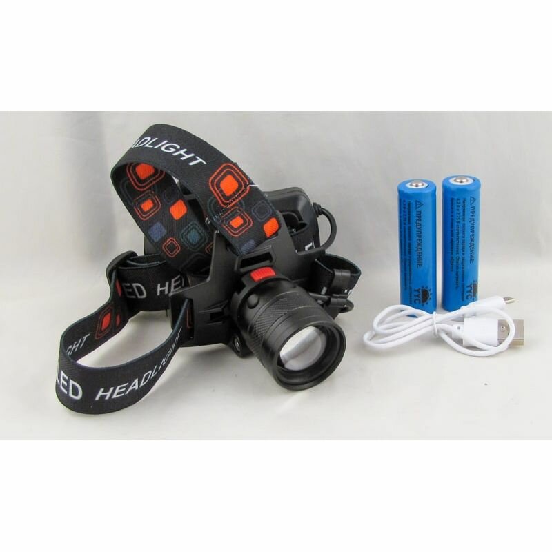 Ultraflash LED5337 (фонарь налоб акк 3,7В, черный