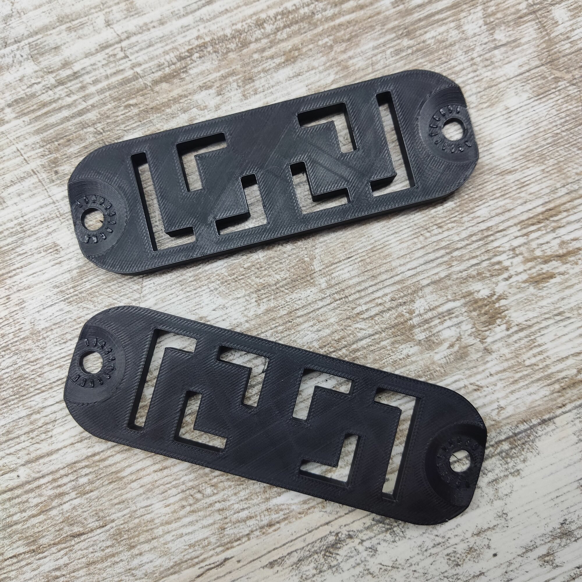 Адаптер номерного знака, для Haval Jolion и других, 3D-печать, черный, 2 шт.