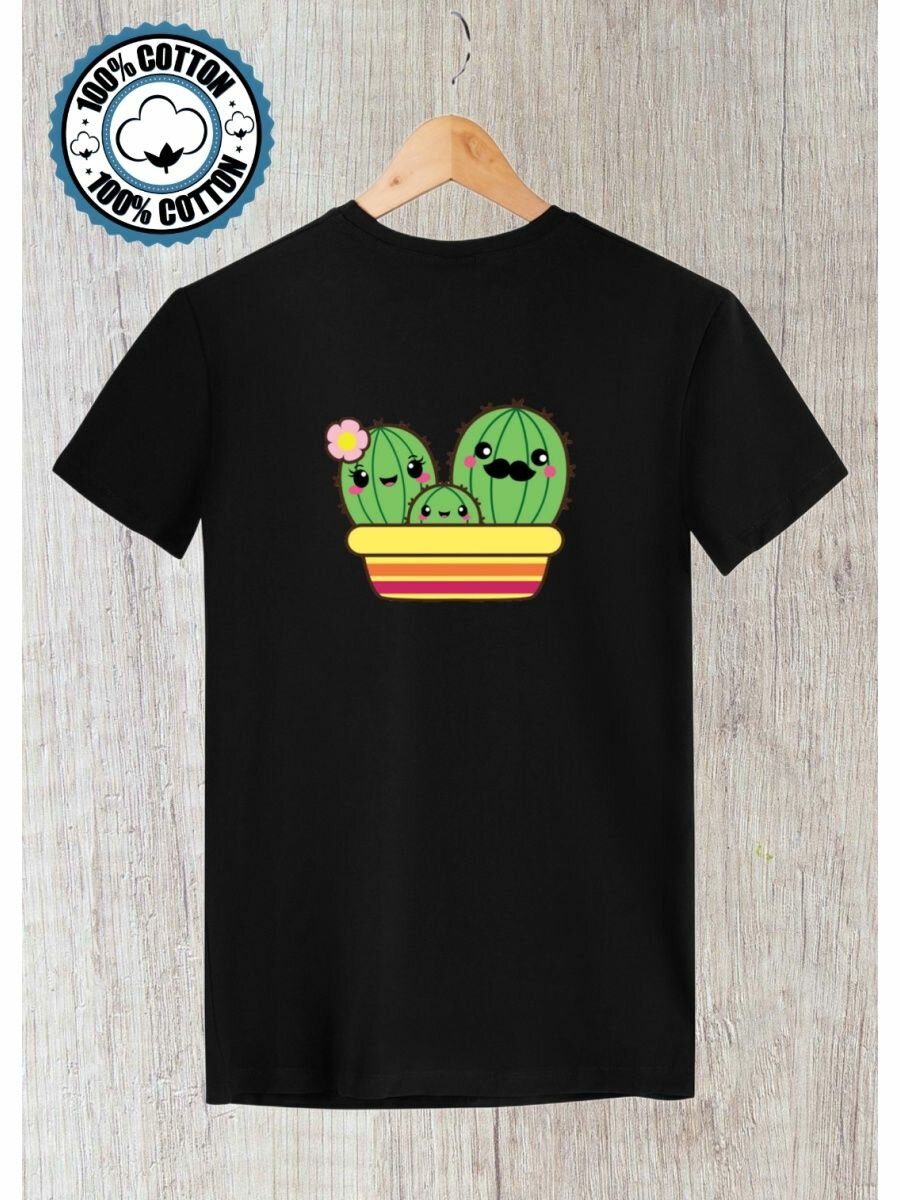 Футболка семья кактусов cactus family