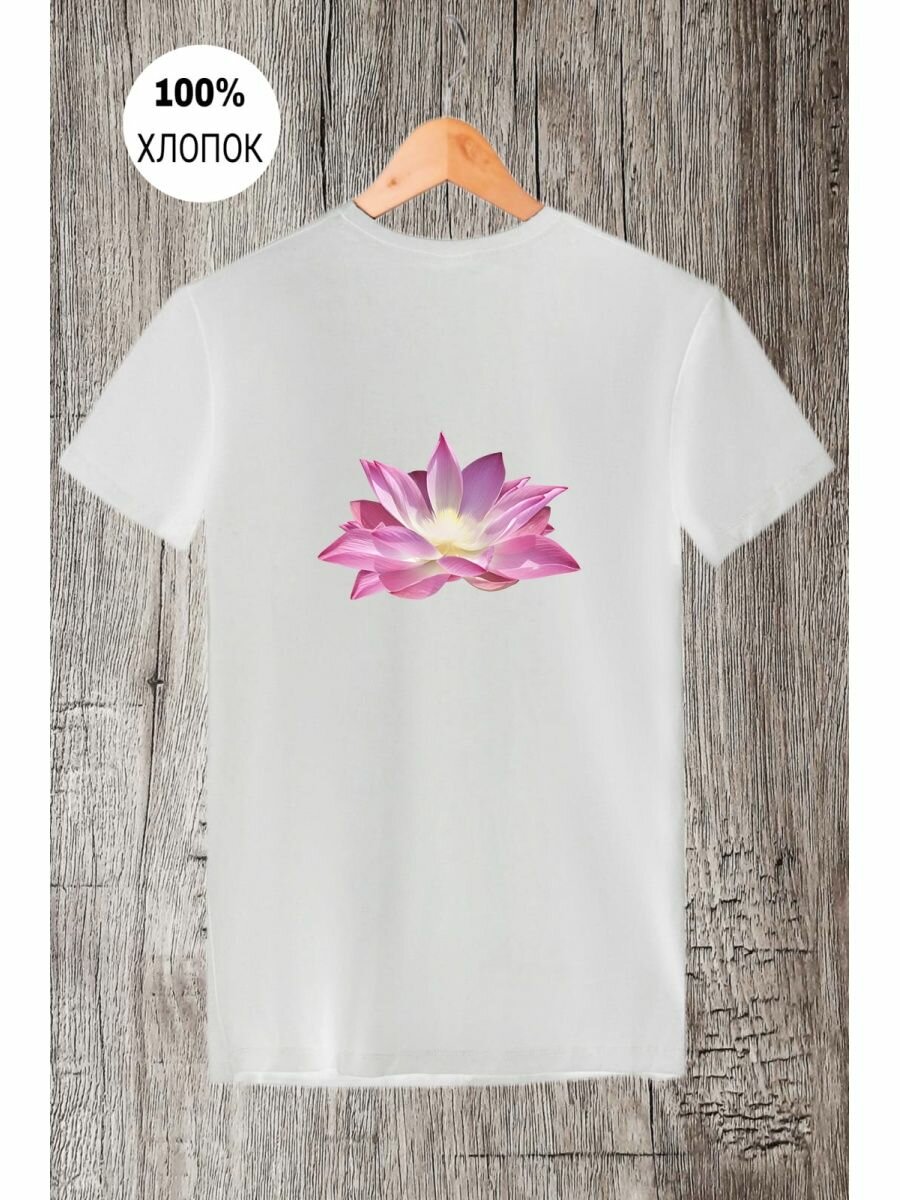 Футболка лотос растение lotus