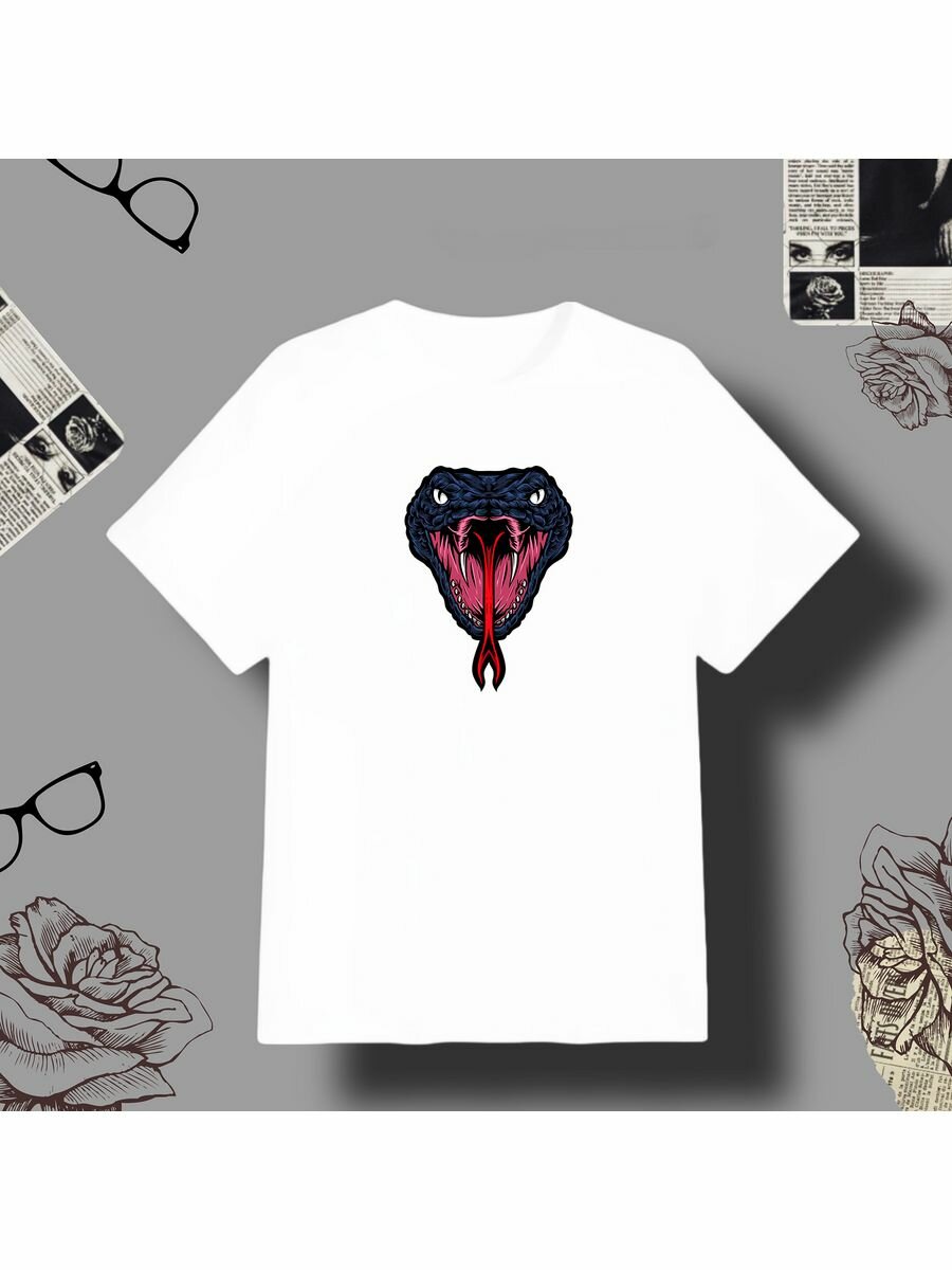 Футболка кобра змея