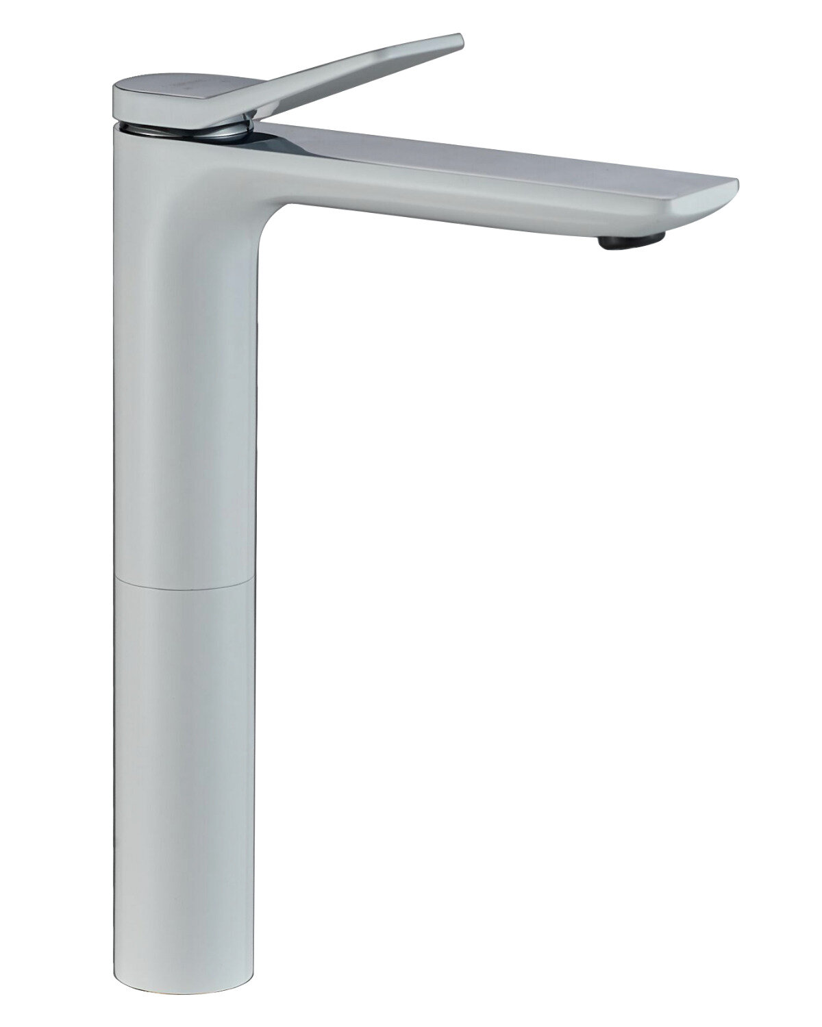 Высокий смеситель для раковины, умывальника Hansen HL11099-F Белый + Хром