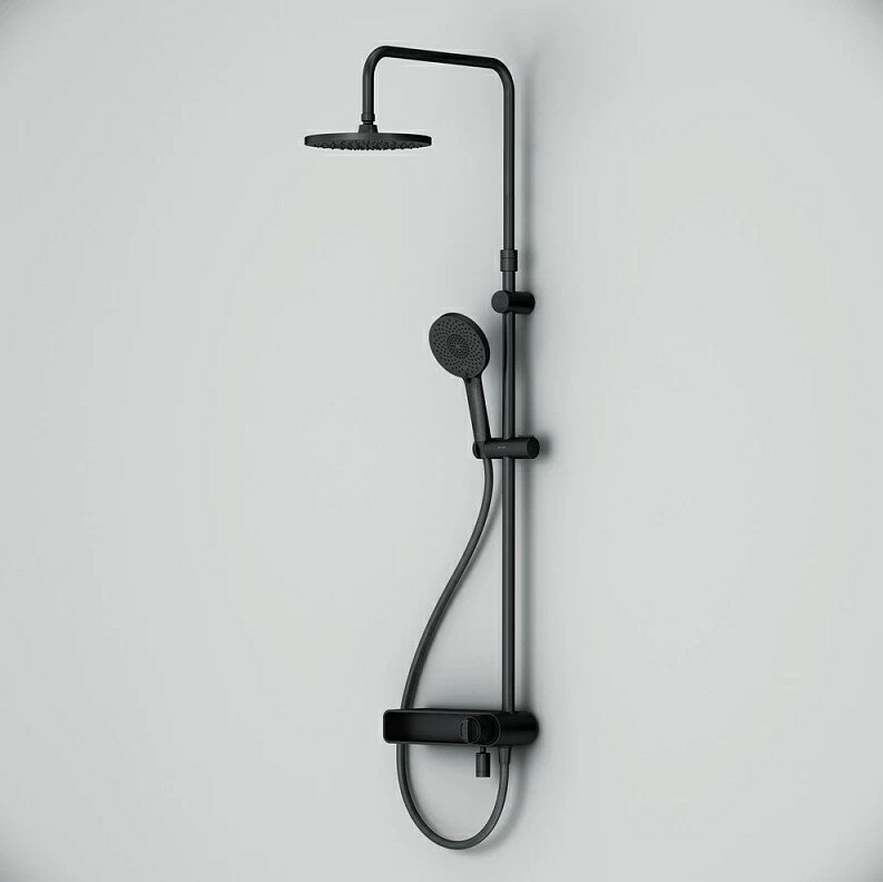 Душевая система AM.PM X-Joy F0785A722, черная