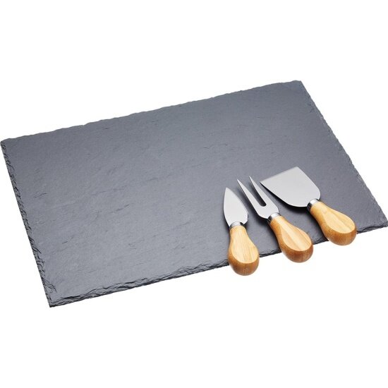 Набор для нарезки сыра Kitchen Craft Artesa Natural Slate (ARTCHEESESLATE)