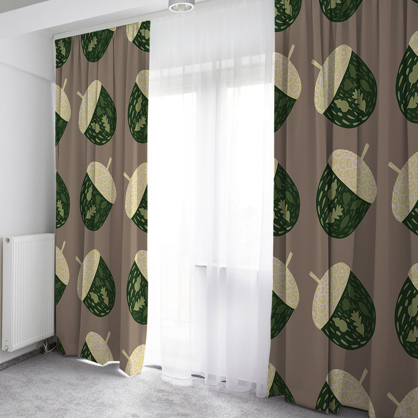 Шторы (фотошторы) из габардина, 290х230 см, Good Room