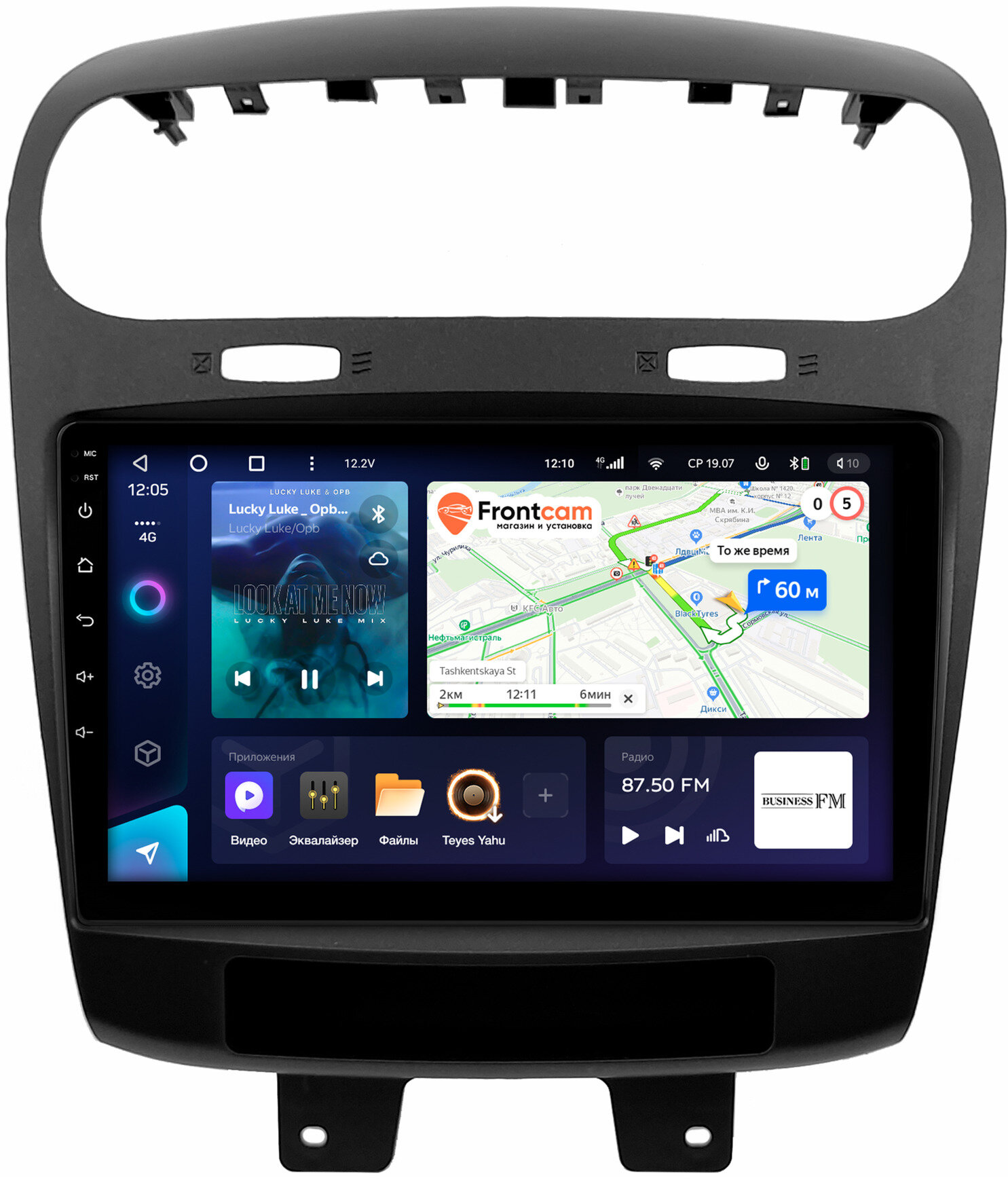 Штатная магнитола Teyes CC3L 4/64 9" RM-9-1625 Dodge Journey 2011-2020 Android 10 (4G-SIM, DSP, IPS)