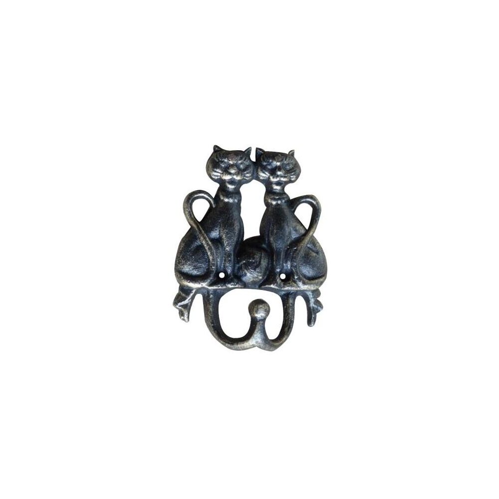 Iron Garden YM-HK-3201 Вешалка настенная котики 2 крючка iron garden