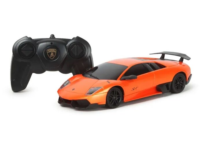 Машинка на радиоуправлении Rastar 39000 Lamborghini Murcielago LP670-4 (1:24, 20см). Оранжевая