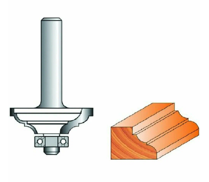 Фреза Strong СТФ-21030040, концевая, кромочная, рабочая высота 12мм, диаметр 40мм