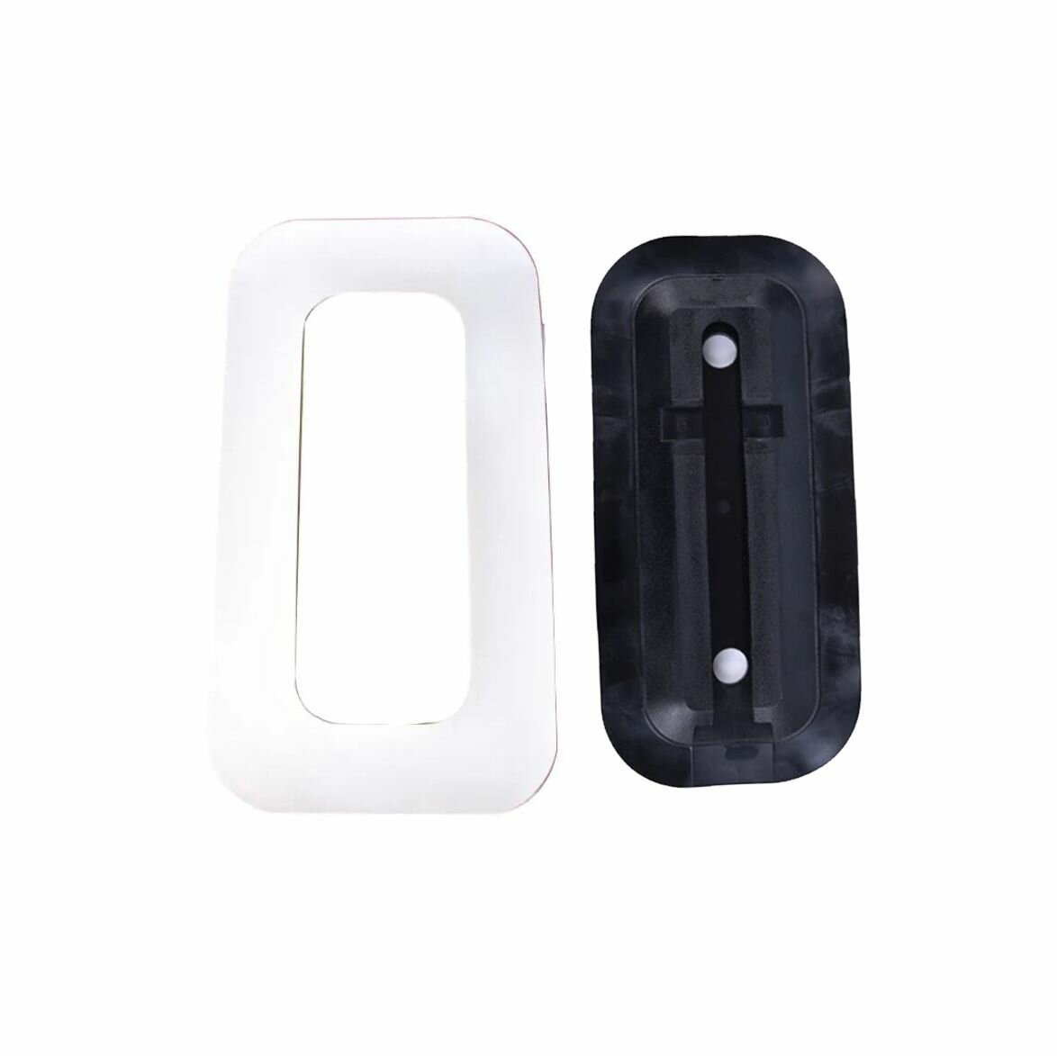 Площадка для плавника SUP Slide In + патч для наклеивания площадки плавника SUP доски белый 28,5*15,2 см