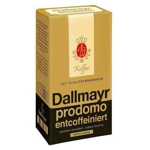 Dallmayr Prodomo Entcoffeiniert 500г кофе молотый без кофеина 100% арабика в/у (113713)