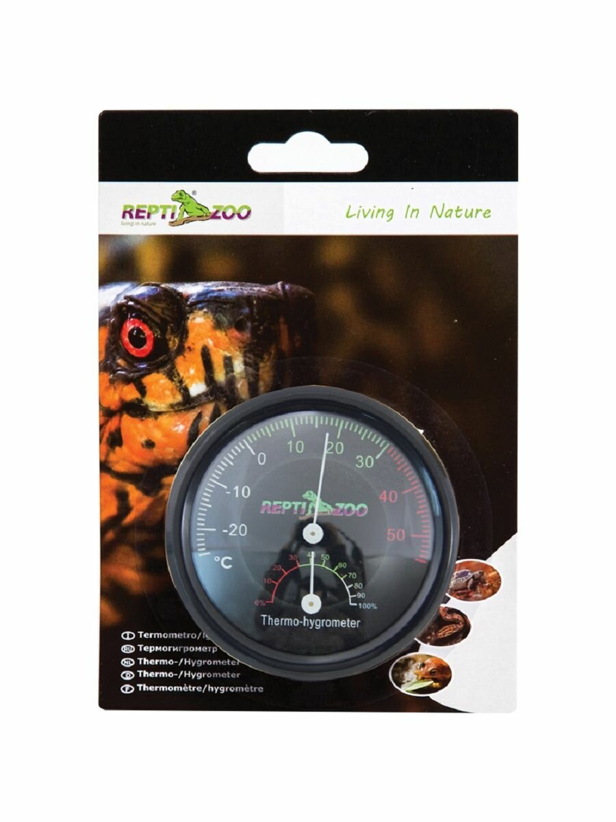 Термогигрометр Repti-Zoo аналоговый, 75*15мм