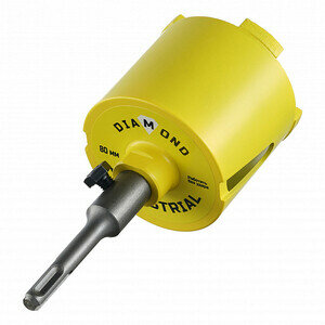 Коронка алмазная по бетону 80 мм с переходником