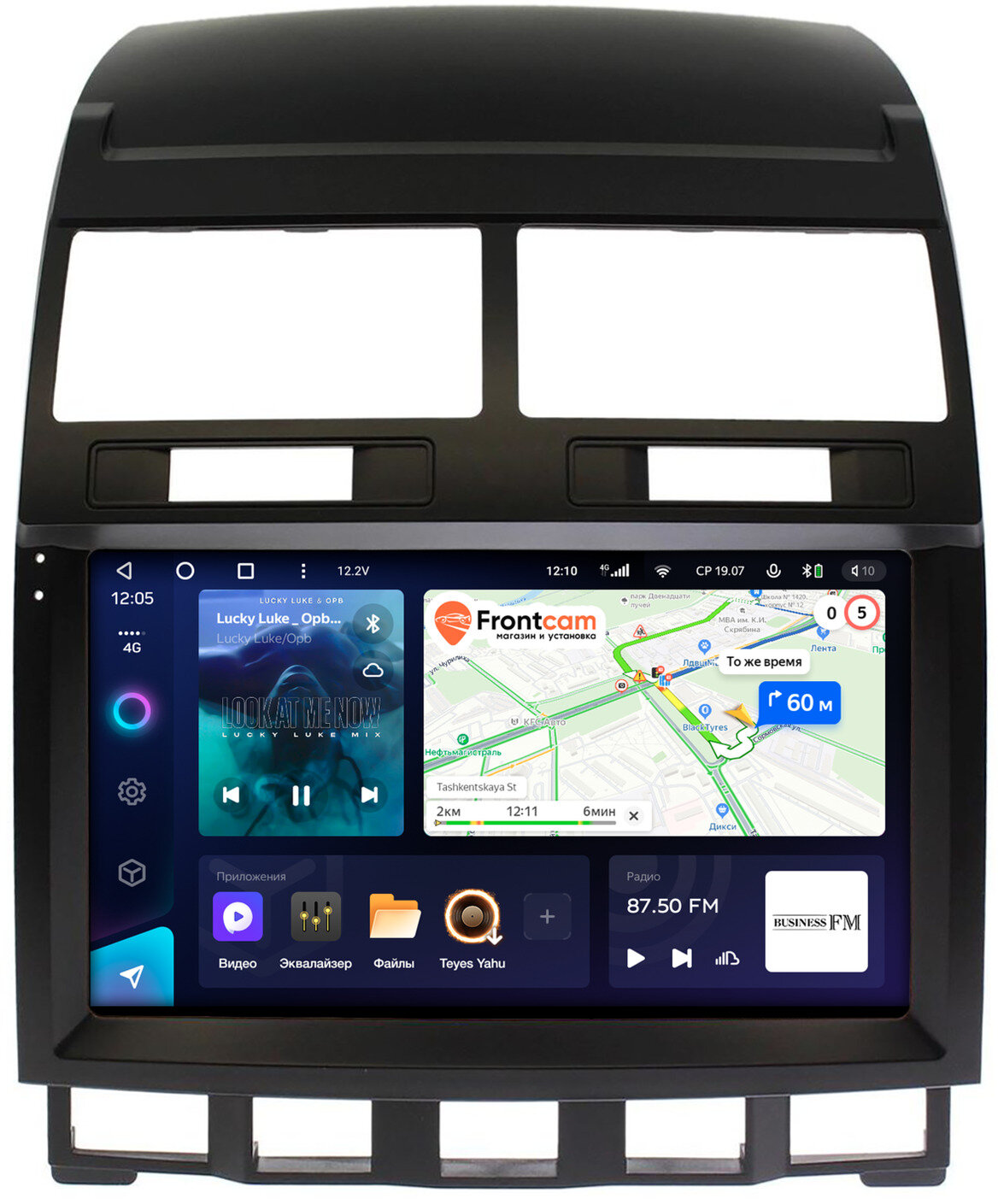 Штатная магнитола Teyes CC3 4/64 9" RM-9195 Volkswagen Touareg 2002-2010 Android 10 (4G-SIM, DSP, QLed)