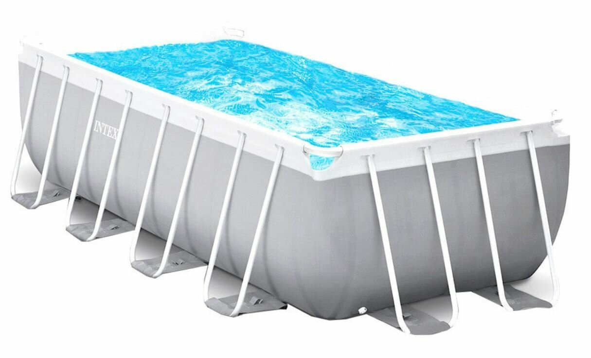 Бассейн каркасный прямоугольный Intex Rectangular Prism Frame 400x200x122 см / 26790NP