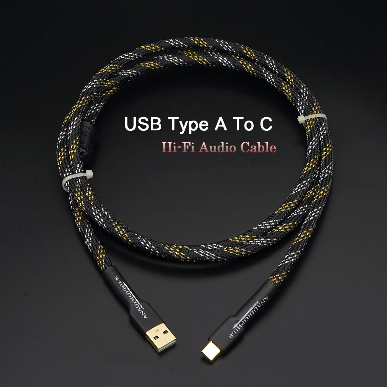HiFi USB A-C аудиокабель для передачи данных 2m 6.56ft