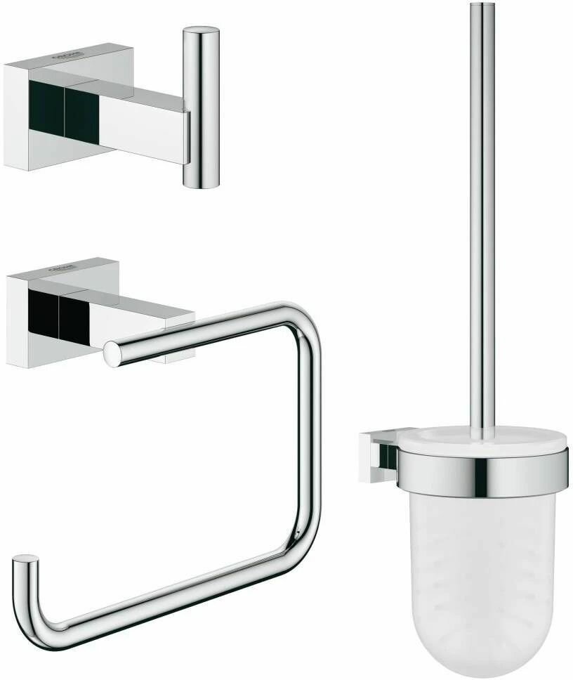 Набор аксессуаров Grohe Essentials Cube 40757001 (3 предмета), хром