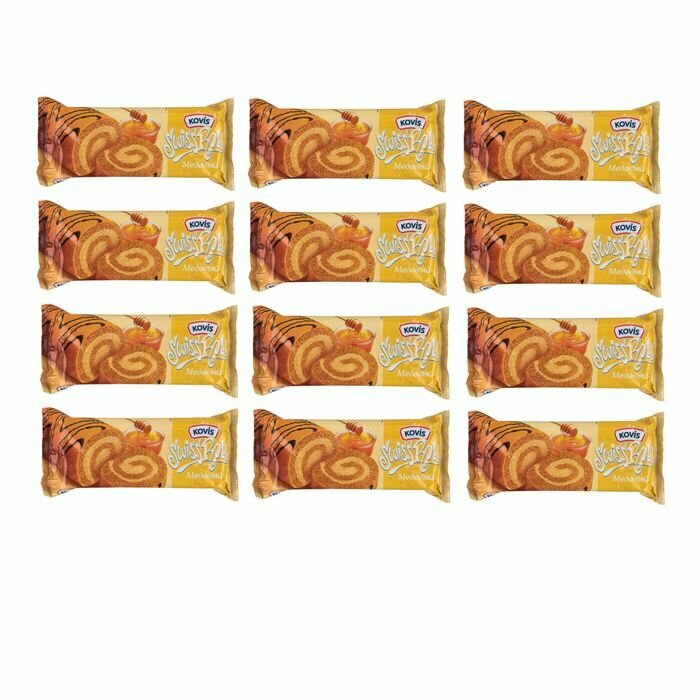 Kovis Рулет бисквитный, медовый, 175 г, 12 уп.