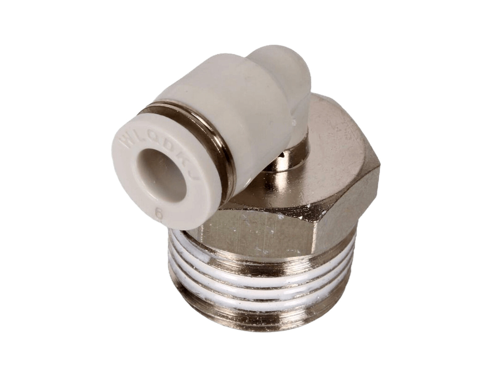 Фитинг пневматический угловой с внешней резьбой APL6-04-1/2