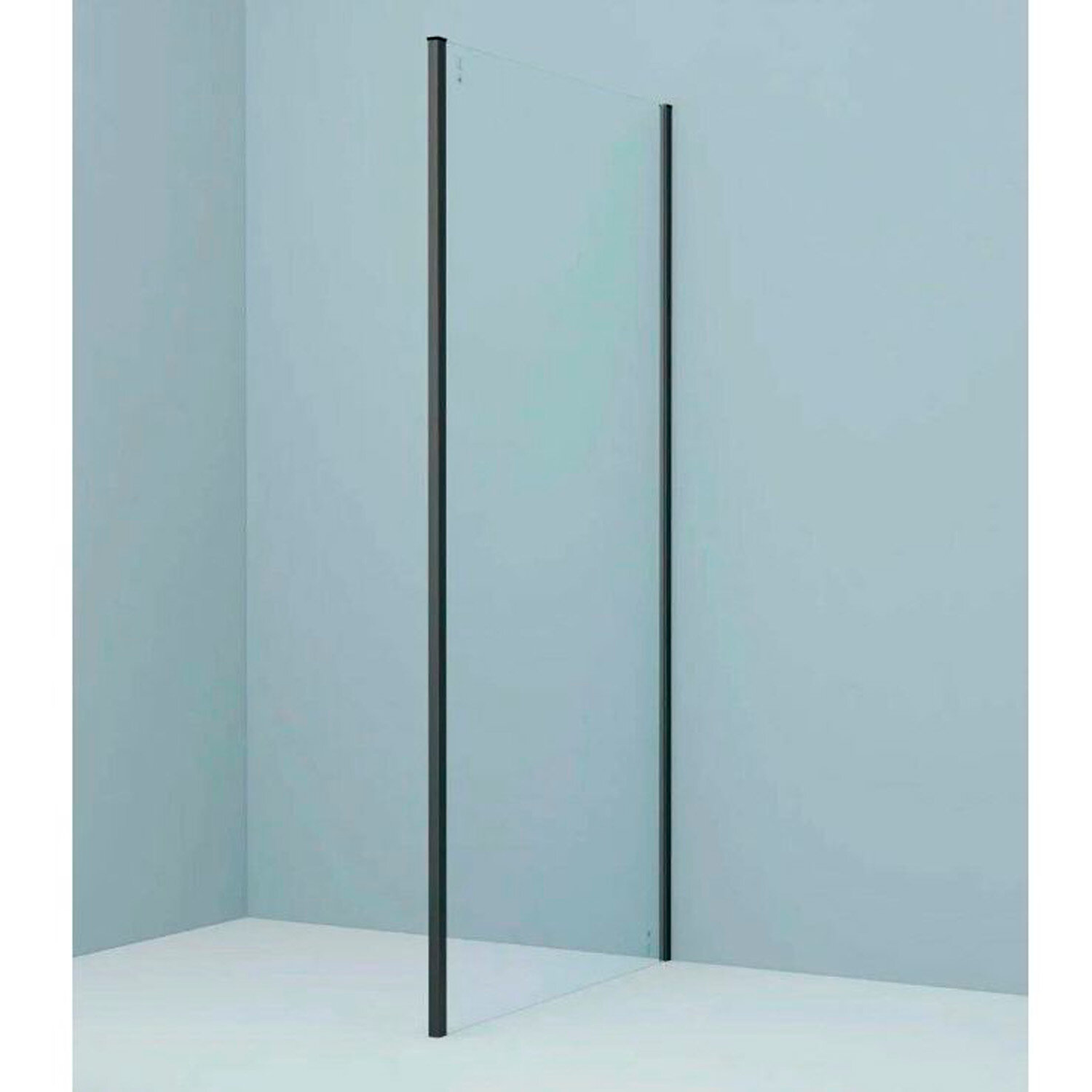Душевая панель Veconi (Векони) KP11B-100-01-C4 1000х1950 мм профиль черный, стекло прозрачное