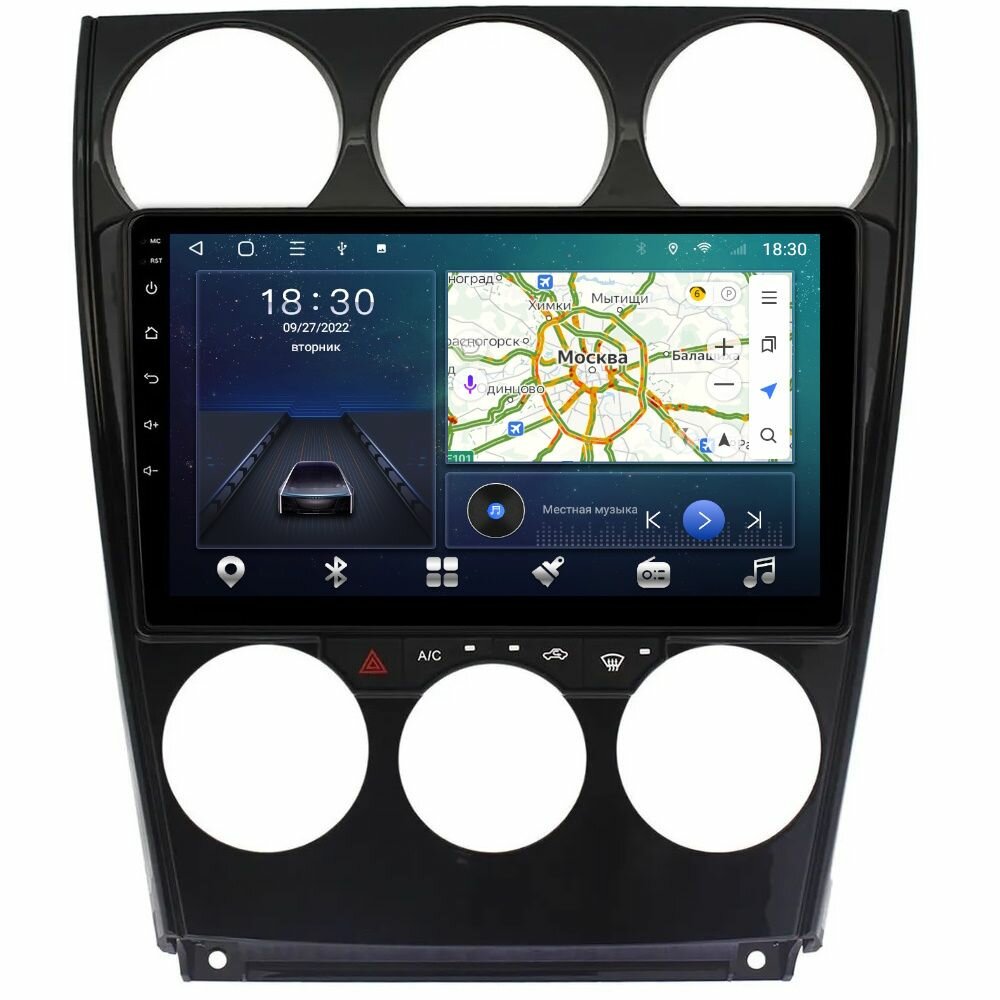 Магнитола CRS-300 Мазда 6 2002-2007 Mazda 6 GG - Android 13 - Процессор 8 ядер - Carplay - DSP 36 полос - 4G(Sim)