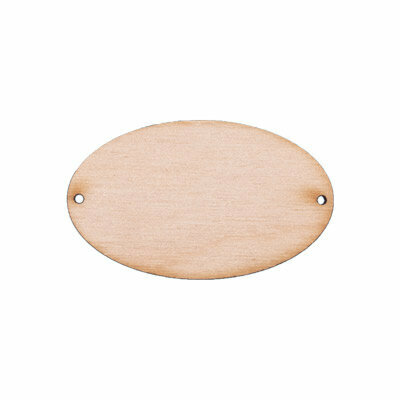 Заготовка для декорирования Mr. Carving ВД-060 бирка овальная фанера 3 х 5 х 0.4 см 0.4 см 3 шт