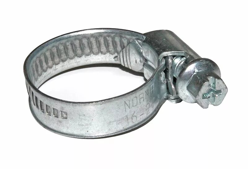 Хомут NORMA 16-27мм патрубка отопителя, 10 шт
