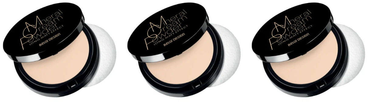 Крем-пудра BelorDesign Энергия минералов, №403 бежевый легкий загар, 3 шт