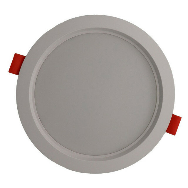 Балтийский стиль встраиваемый светильник 16Вт 3000К белый корпус для потолка.