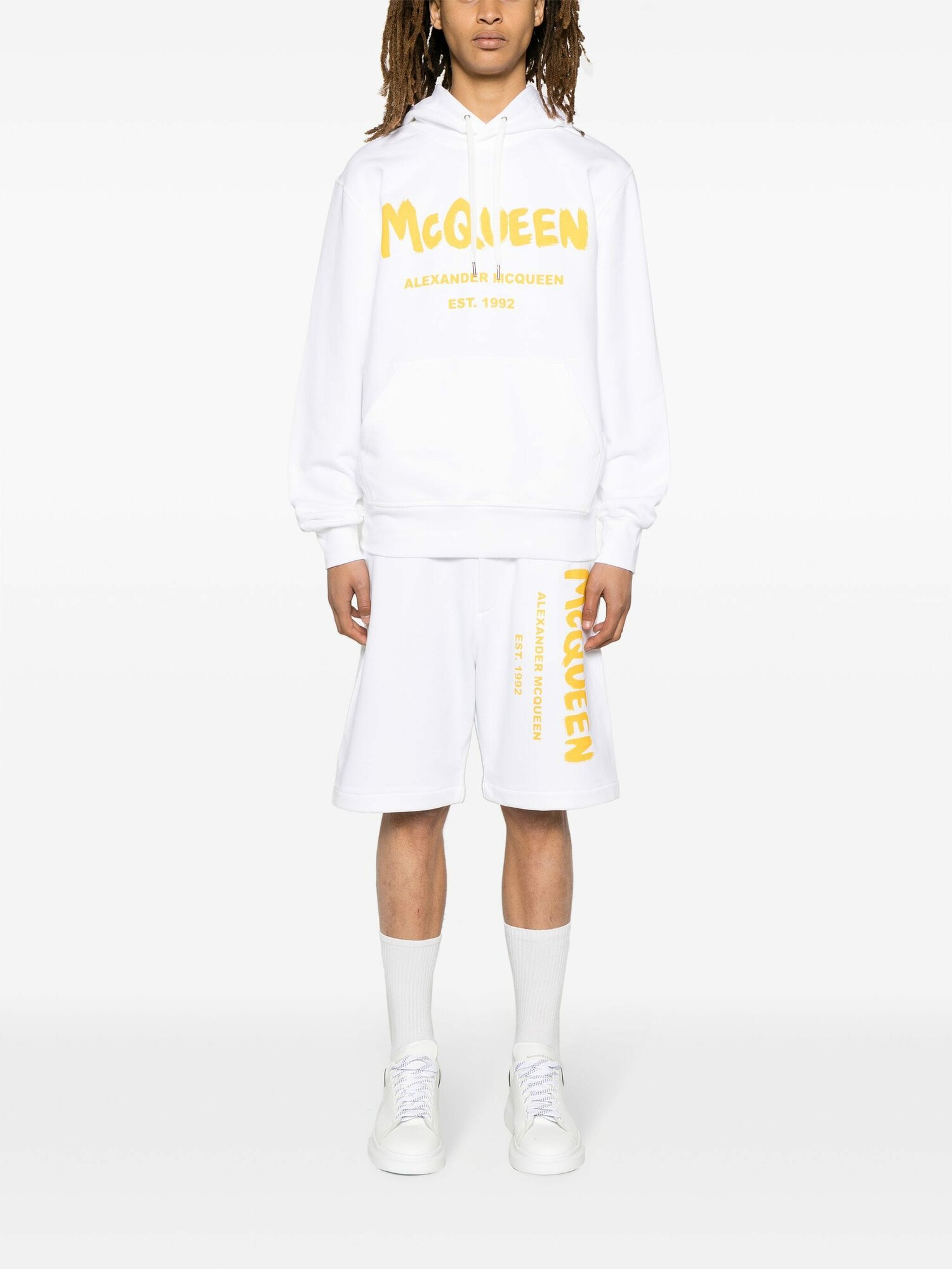 Шорты Alexander McQueen, размер 52, white — фото 1