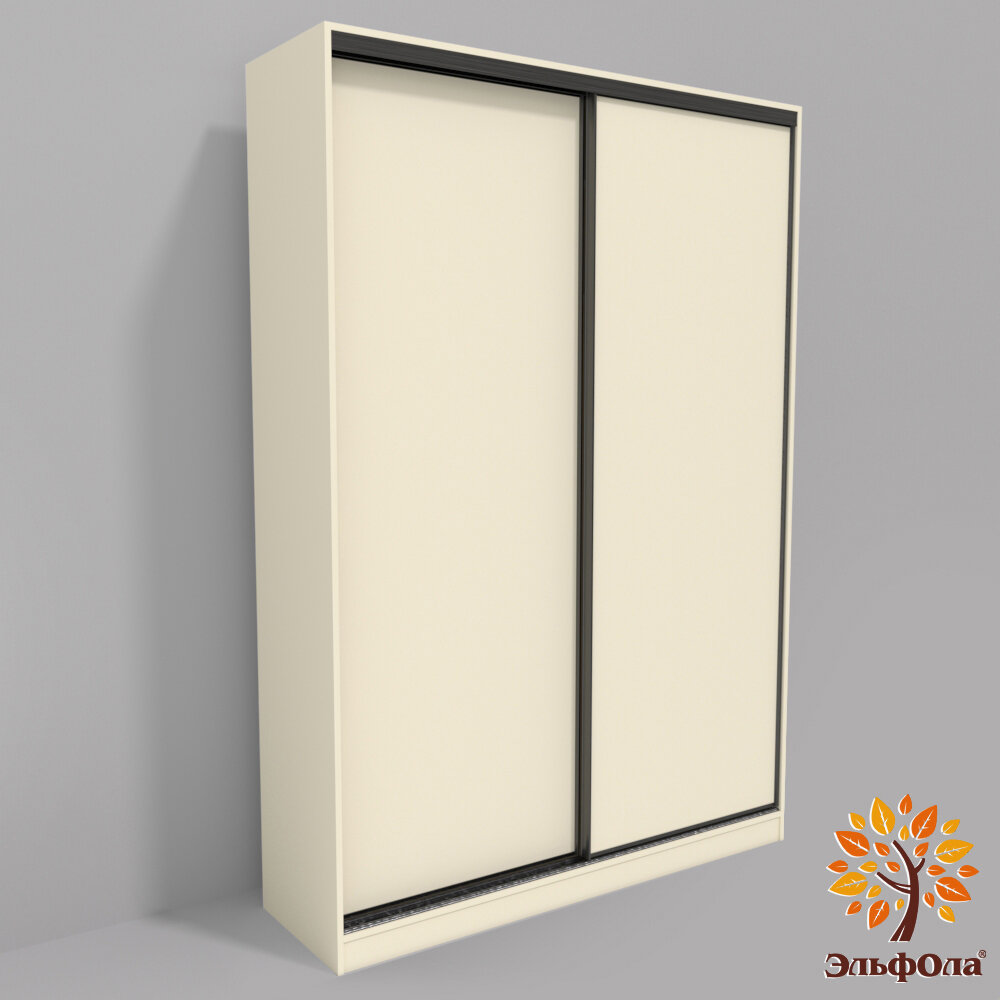 Шкаф-купе ЭльфОла, двухстворчатый, "Форест", 180х60х220, слон. кость