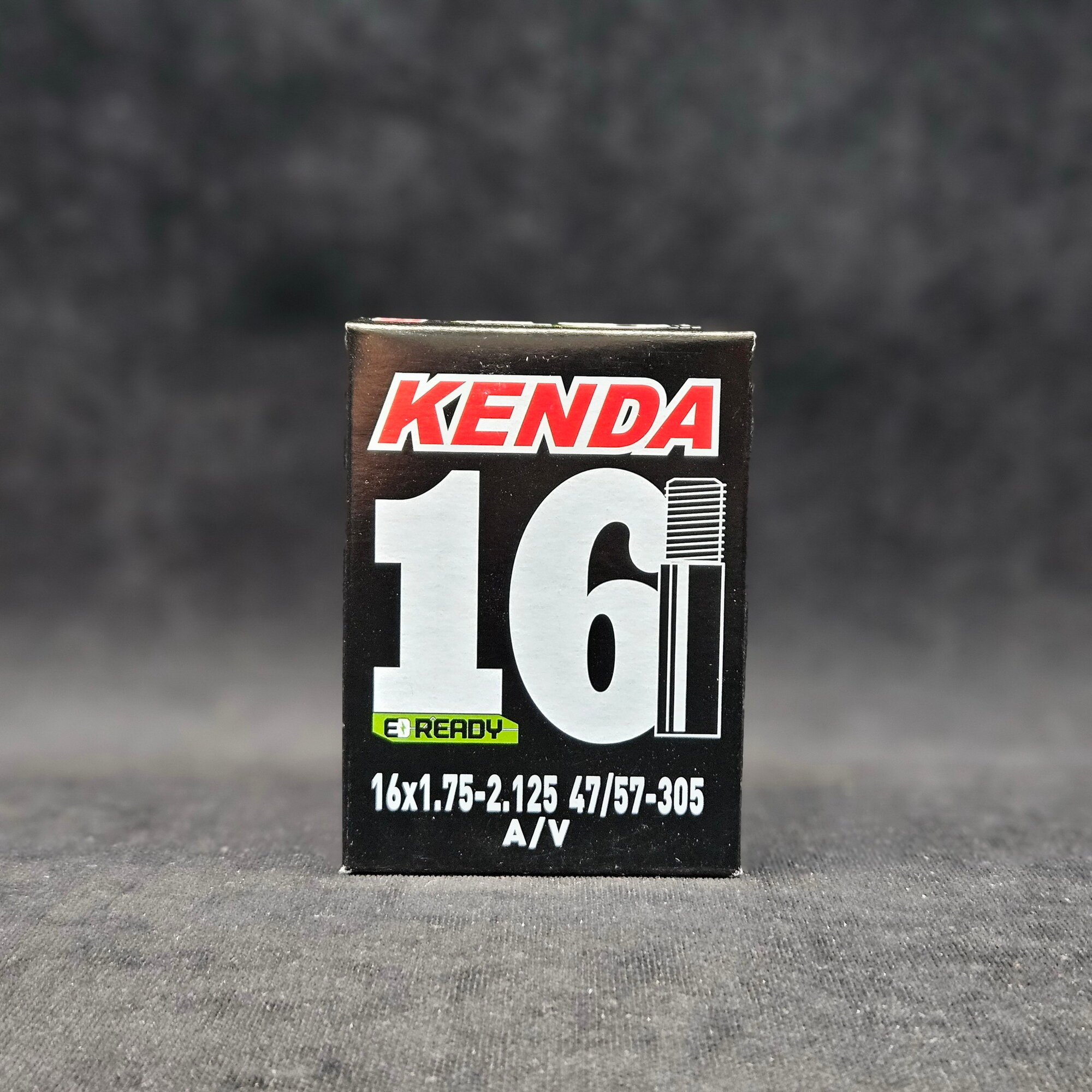 Камера велосипедная Kenda, 16x1.75-2.125", тип ниппеля - schrader (автомобильный)