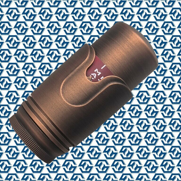 Термоголовка для радиатора / Group HS / терморегулятор для радиатора отопления 30*1,5 / цвет Cooper P