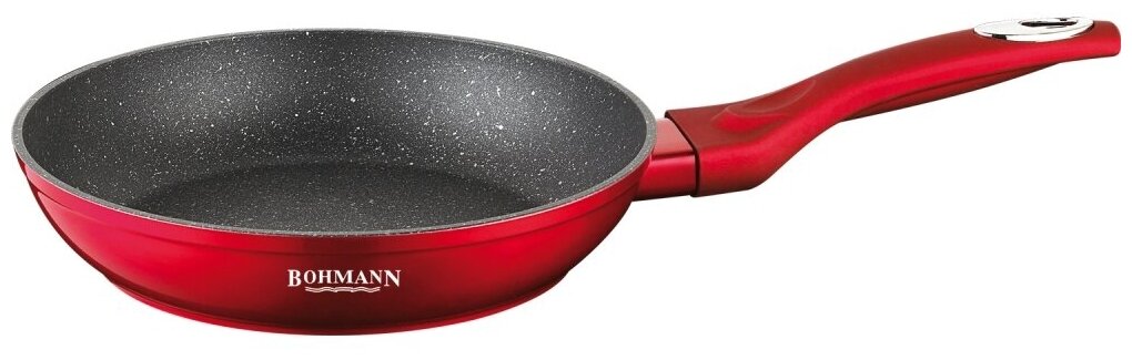 Сковорода Bohmann 1005-28MHMRB, антипригарная, мраморное покрытие, 28см