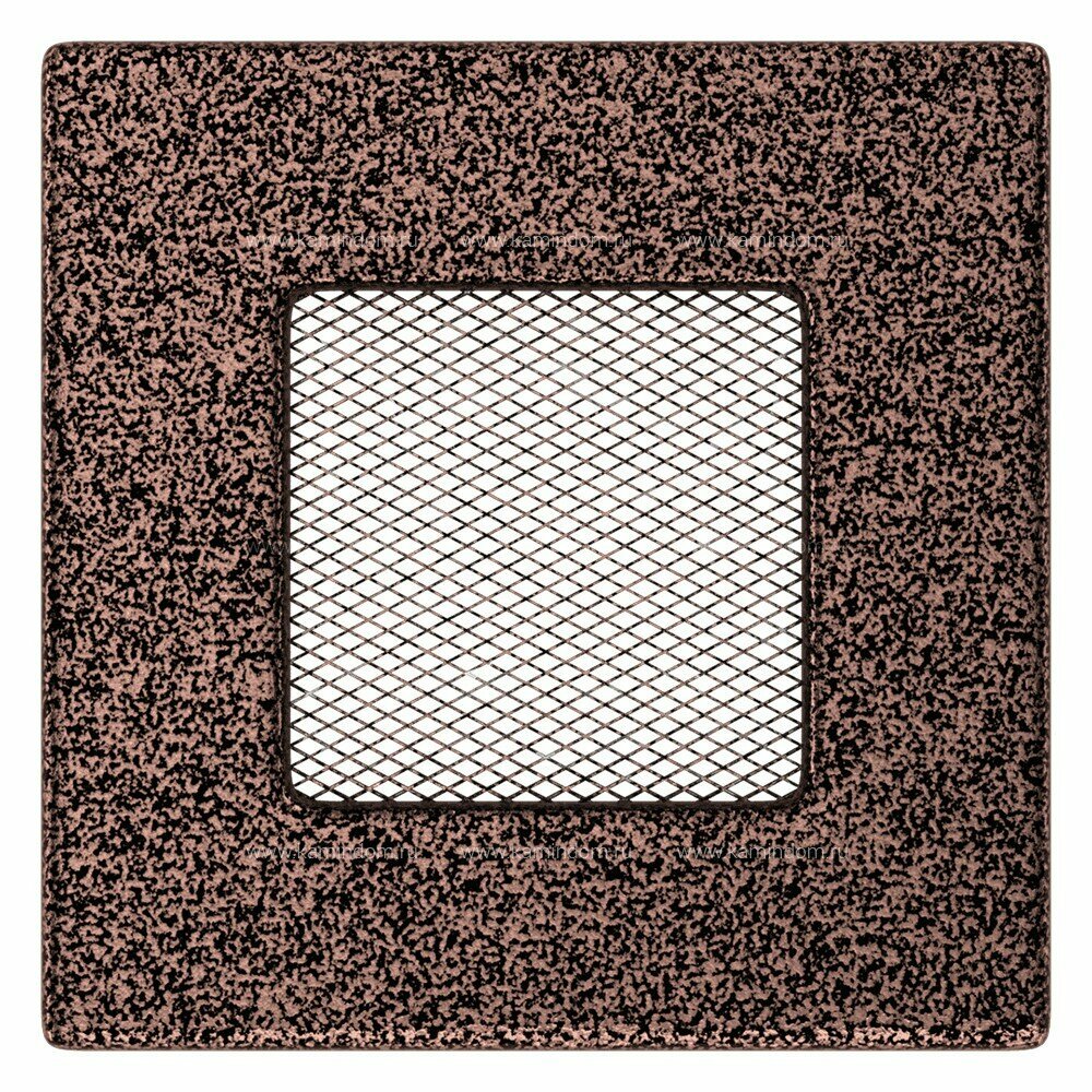 Вентиляционная решетка для камина Kratki (Польша) Гранит-медь 11х11 см