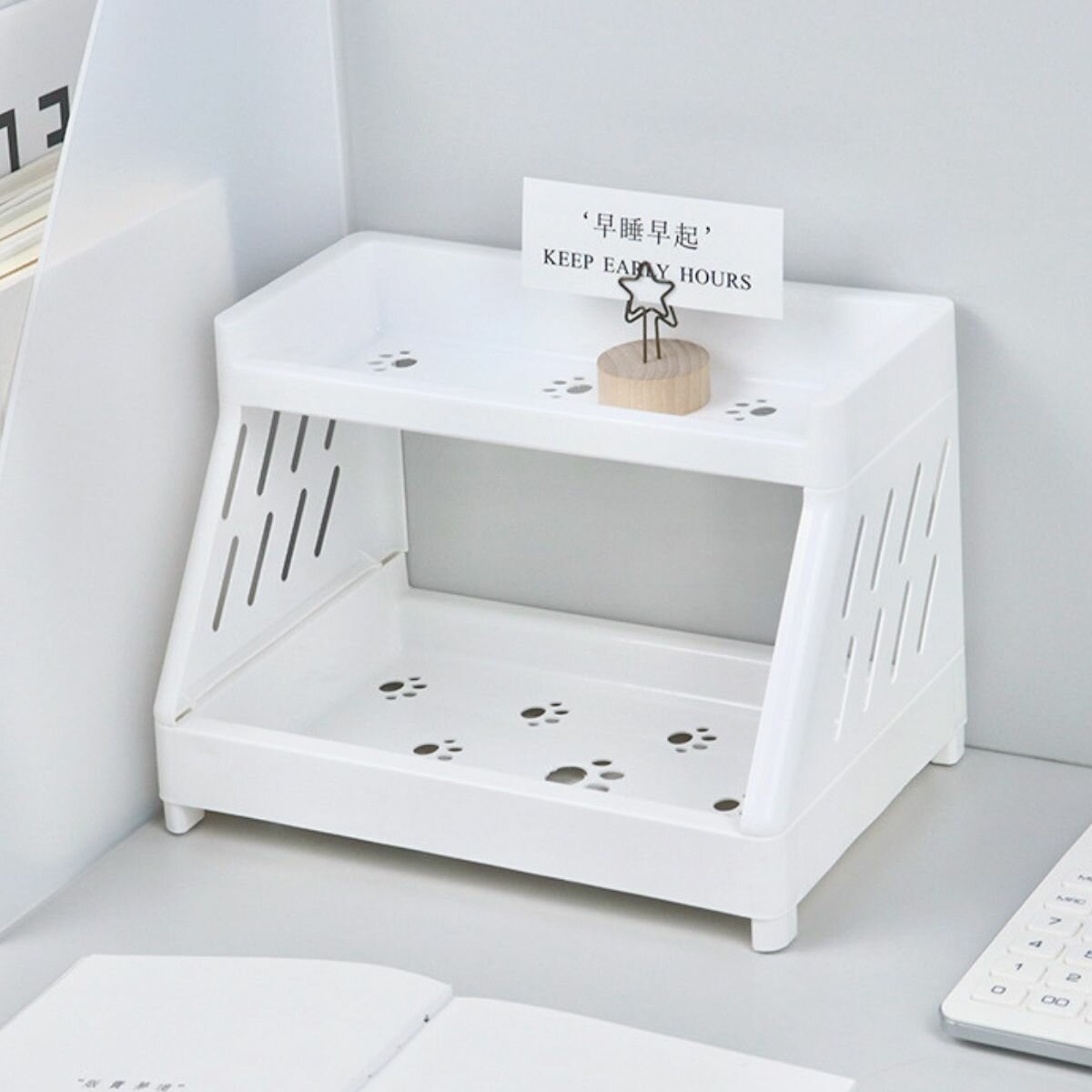 Полка этажерка для кухни, ванной на стол письменный. Подставка для канцелярских принадлежностей, для специй. Полка настольная