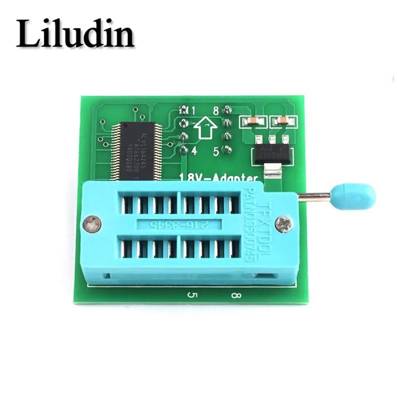 Адаптер 1,8 в для Iphone или материнской платы, 1,8 в, SPI Flash SOP8, DIP8, W25, MX25, используется на программаторах TL866CS, TL866A, EZP2010, EZP2013, CH341