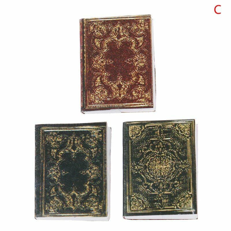 Миниатюрная книга для кукольного домика MYPANDA 3pcs