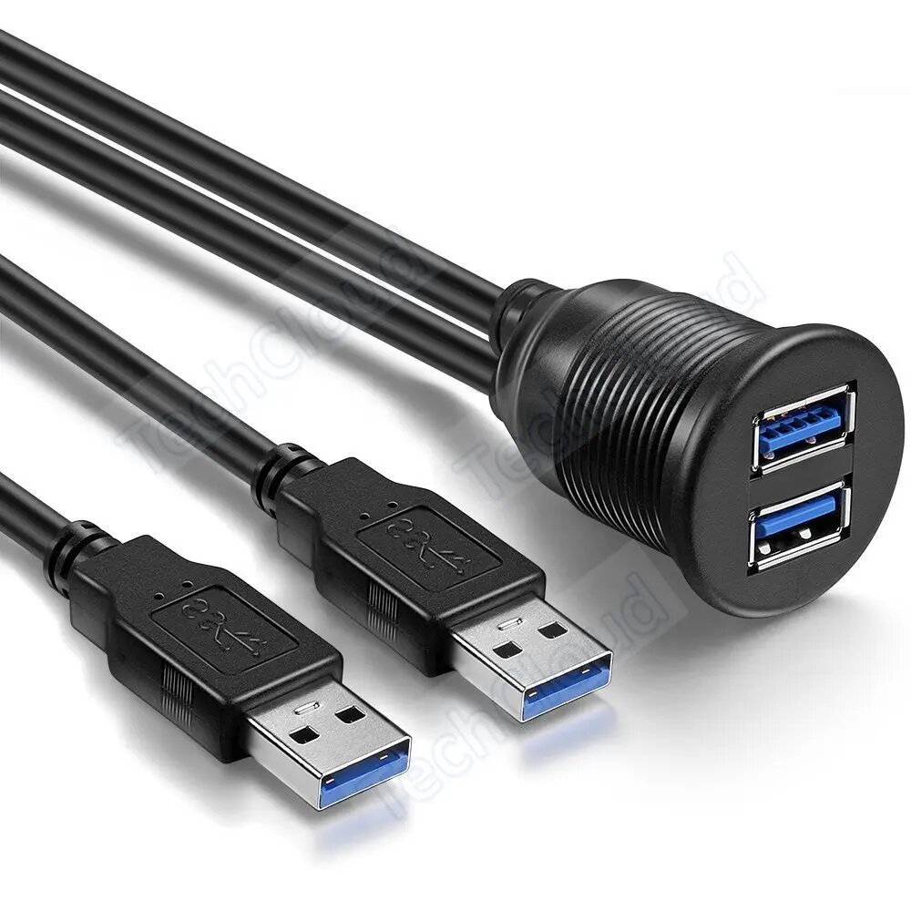 USB 3.0 удлинитель 2м для авто — фото 1