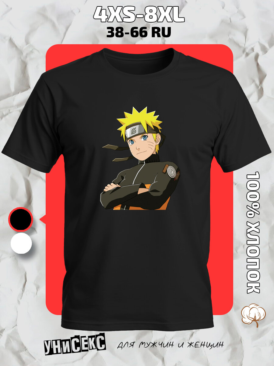 Футболка с принтом Наруто Naruto