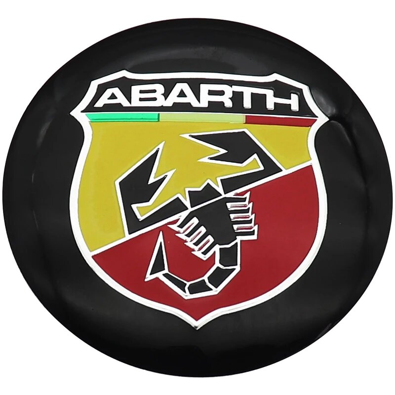 4 шт, Лидер продаж Abarth 56 мм, логотип автомобиля, эмблема колеса, центральная ступица, авто обод, ремонт, пыленепроницаемые крышки значков, наклейка, аксессуары для стайлинга