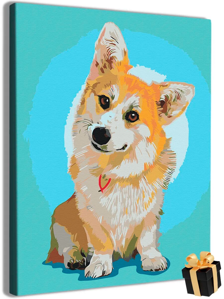 Картины по номерам Корги