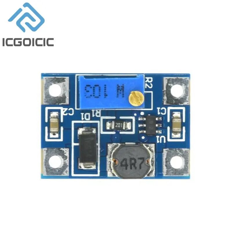 DC-DC SX1308 Step-UP Регулируемый силовой модуль Step Up Boost Converter 2-24V to 2-28V 2A
